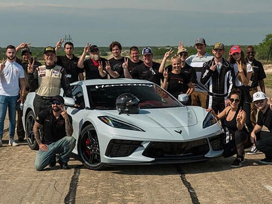 330kph! Hennessey has built the world's fastest C8 Corvette