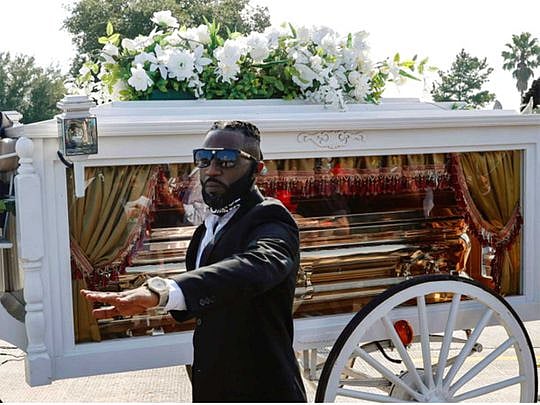 Photos: George Floyd laid to rest in Houston