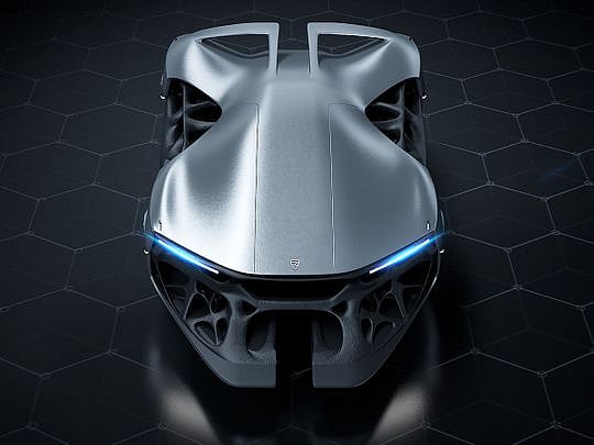 Look! This is a 3,000 horsepower car built for 2080