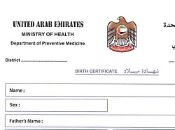 How to issue your child’s birth certificate in the UAE