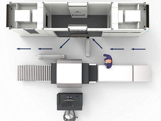 New body scanner to detect contraband in Dubai