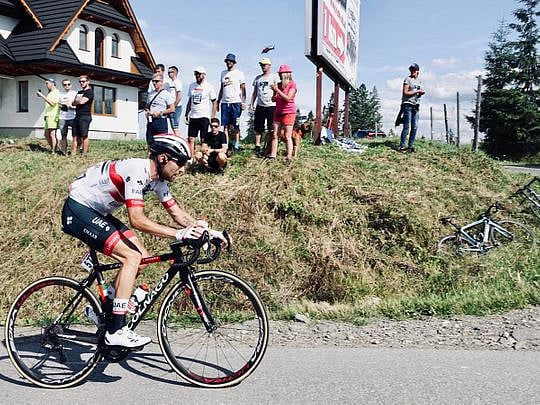 Cycling: UAE Team Emirates’ Diego Ulissi on a break following cardiac ...