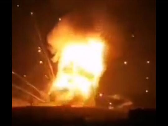 Watch: Explosions rock army base near Jordan capital Amman