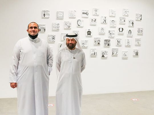 Emirati artist Abdullah Lutfi shares autism journey in new art exhibit