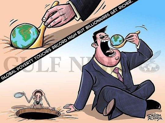 Cartoon from Satish: Global poverty soars as incomes of world’s ...
