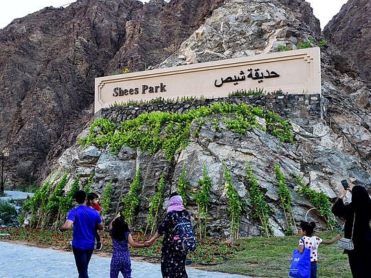 In Pictures: Sharjah opens 'Shees park' in Khorfakkan