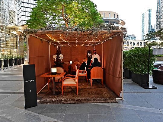 Video: Jewish Sukkah spotted in Dubai at the base of Burj Khalifa