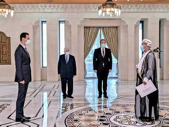 Syria’s Al Assad meets reinstated Omani ambassador