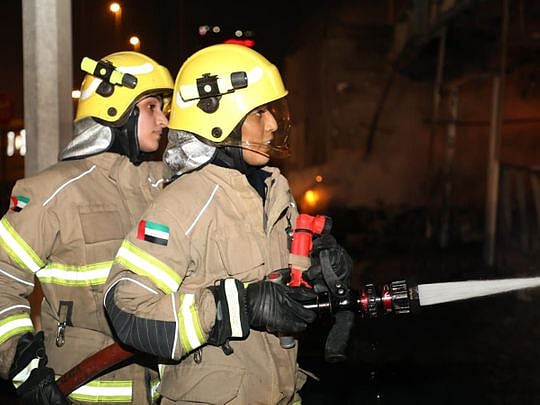 Blazing a trail: First women firefighters in UAE