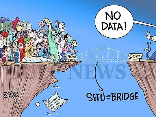 Cartoons from Satish Acharya: Politics in India & other issues