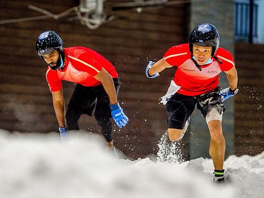 Ice Warrior Challenge: Sports enthusiast take on icy obstacles