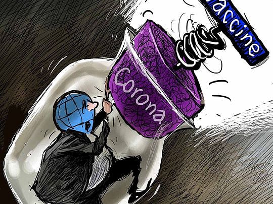 Cartoon: News of Pfizer BioNtech COVID-19 vaccine comes as a relief to ...