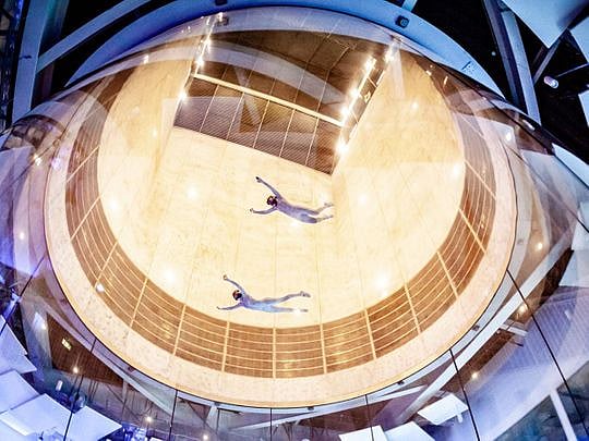 Abu Dhabi: Skydiving inside the world’s biggest wind tunnel