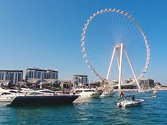 Colourful boat parade marks 49th UAE National Day
