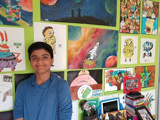12-year-old artist in Dubai aims to fundraise for animal welfare