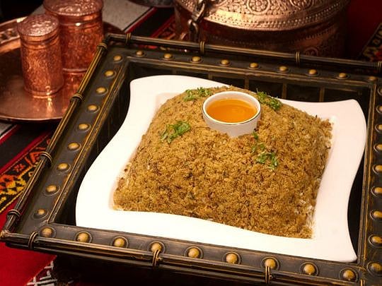 Recipe for Emirati Jisheed or spiced fish and rice