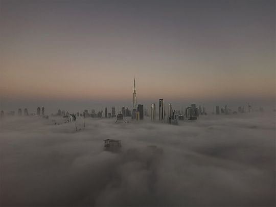 UAE weather: Foggy morning on the last day of 2023, cloudy skies with a ...