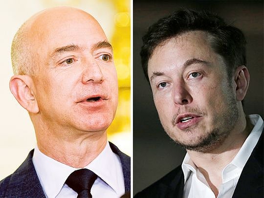 Elon Musk and Jeff Bezos clash over election stock claims