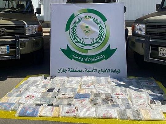 Saudi Arabia: 303kg hashish haul seized from trucks in Jazan
