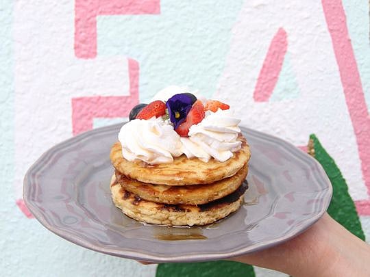 Recipe for flippin' flapjacks or vegan pancakes