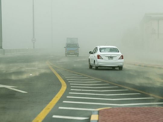 UAE: Dusty weather, cloudy and rainy in some parts of the UAE