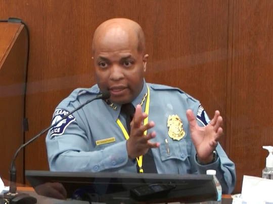 George Floyd: Kneeling on neck violated policy, 'values', says police chief