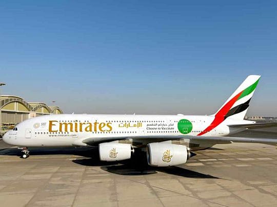 Emirates' special flight EK 2021 marked milestone journey in UAE