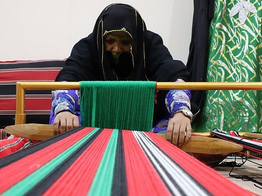 Bedouin art of weaving ‘Al Sadu’ comes alive at Sharjah fest
