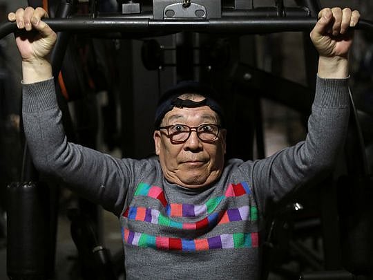 Photos: Chinese bodybuilders pump iron at old Beijing gym