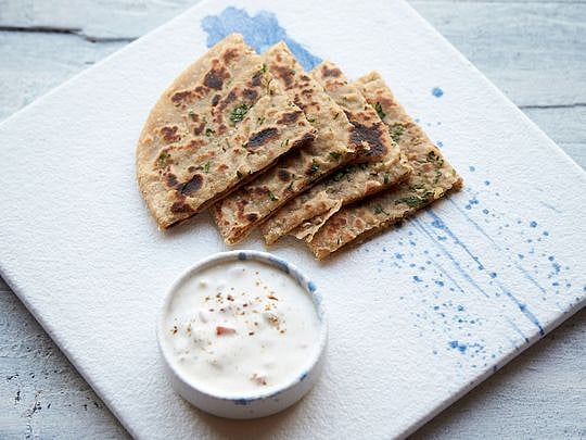 Arayees paratha: Indo-Emirati flatbread stuffed with minced lamb