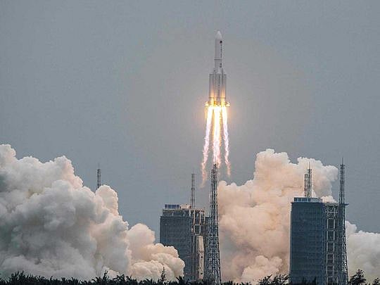 Chinese rocket segment ‘disintegrates over Indian Ocean’