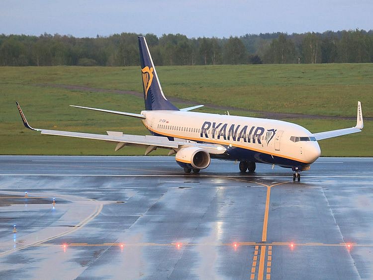 Video: Terrified Ryanair passengers jump from plane wings after fire alert
