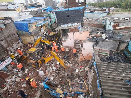 India: Building collapse kills 11 after monsoon flooding in Mumbai