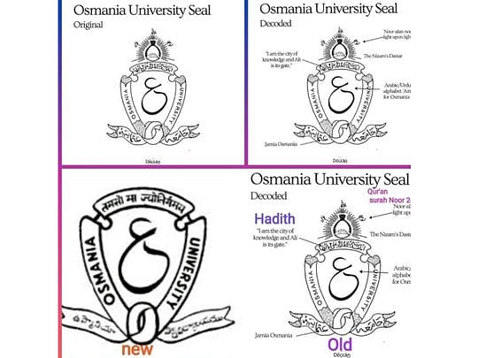 Online campaign to restore historic logo of Osmania University gains ...