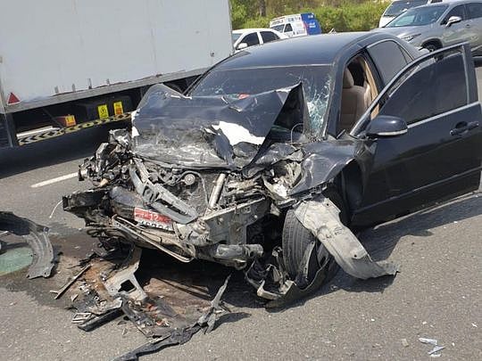 Four people injured in two Dubai traffic accidents