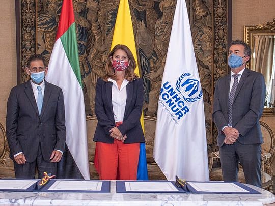 UAE and UNHCR sign $2m agreement to support 26,000 Venezuelan refugees