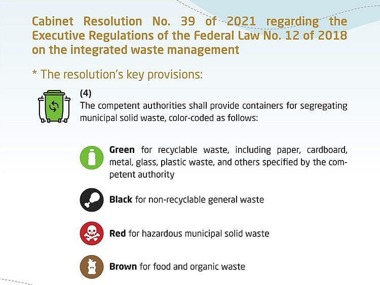 Waste Management Standard Color Code For Waste Segregation Of Duties ...