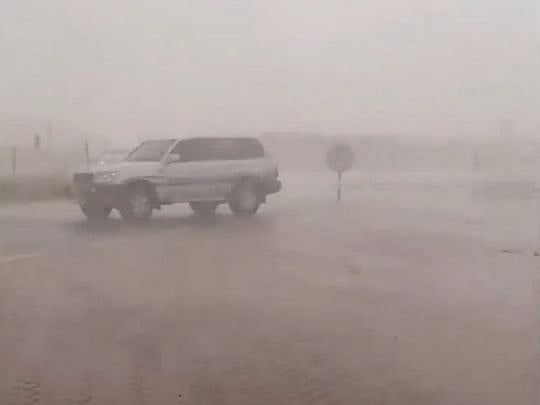UAE weather: Heavy rain in Al Ain, parts of Abu Dhabi, strong winds ...