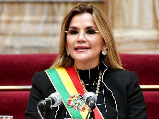 Bolivian ex-president Jeanine Anez 'stable' after suicide bid in jail