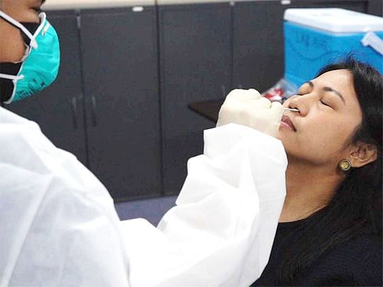 What is the cost of PCR test in the Dubai, Abu Dhabi, Sharjah?