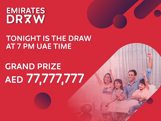 Emirates Draw live: No takers for UAE's biggest prize of Dh77,777,777