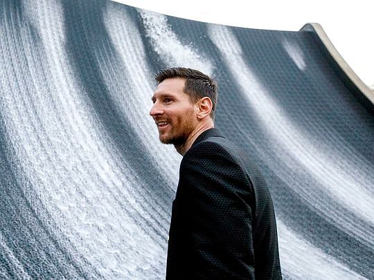 In photos: Superstar Lionel Messi tours Expo 2020 Dubai, meets children ...
