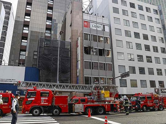 At least 27 people feared dead in blaze in Japanese city of Osaka