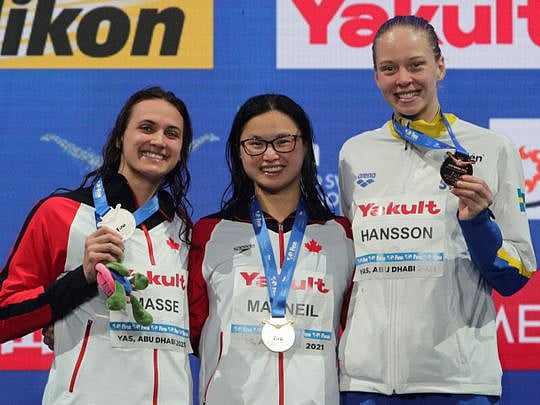 Canada’s Margaret MacNeil makes a big splash in Abu Dhabi