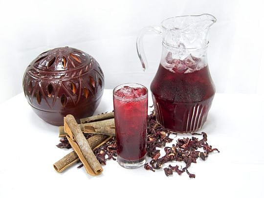 Popular Egyptian drink - Karkadeh
