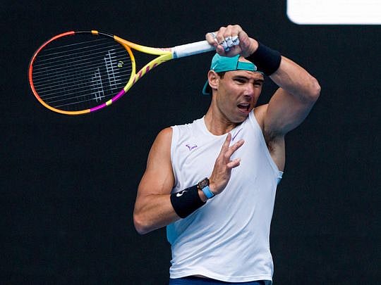 Nadal happy to be back competing again after setbacks