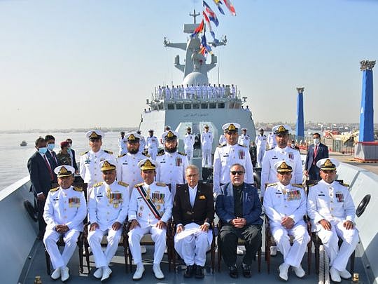 Pakistan Navy inducts its most advanced frigate, ‘PNS Tughril’