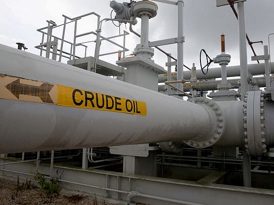 Oil set for weekly gain on tighter supply before Powell speech