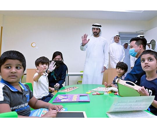 Sheikh Hamdan visits Dubai Autism Centre