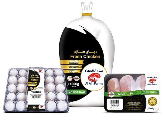 Al Ain Farms: Chicken and eggs locally made and naturally fresh